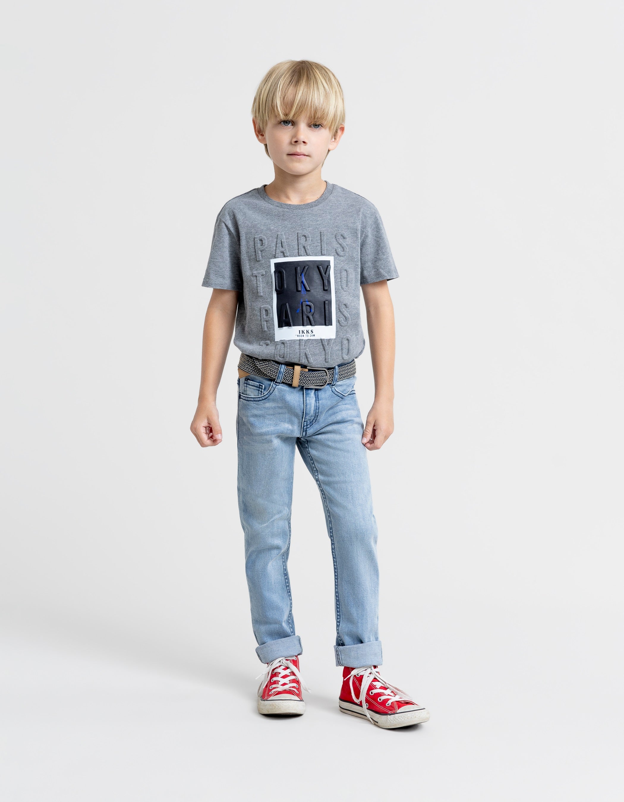 pantalon slim ikks paris art creation – Enfance Kids' Luxury Brands
