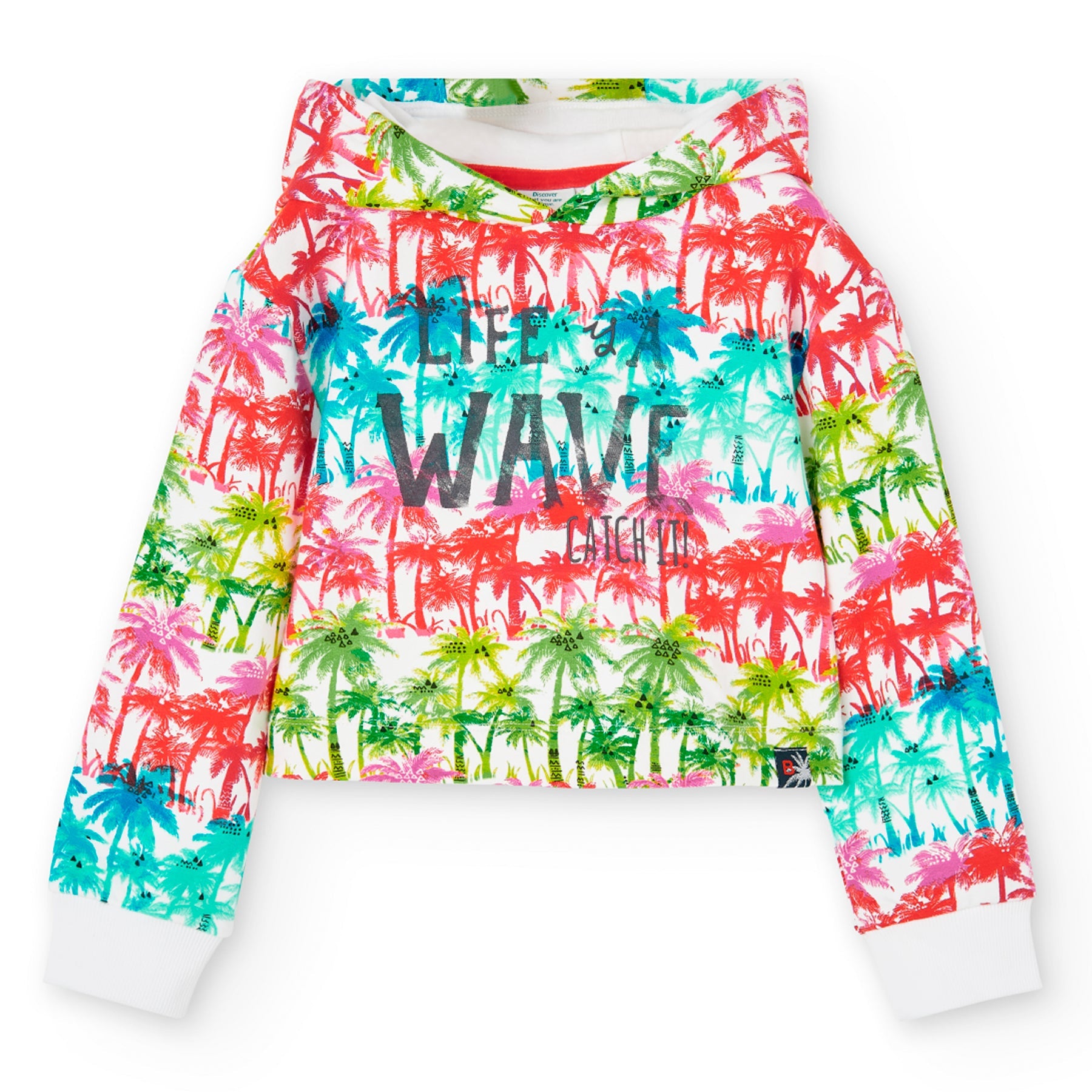 sudadera felpa palmeras neon waves boboli – Enfance Kids' Luxury Brands